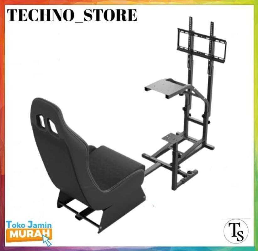 Jual Kursi Gaming Simulator Playseat Rig Racing Fullset / Steering ...