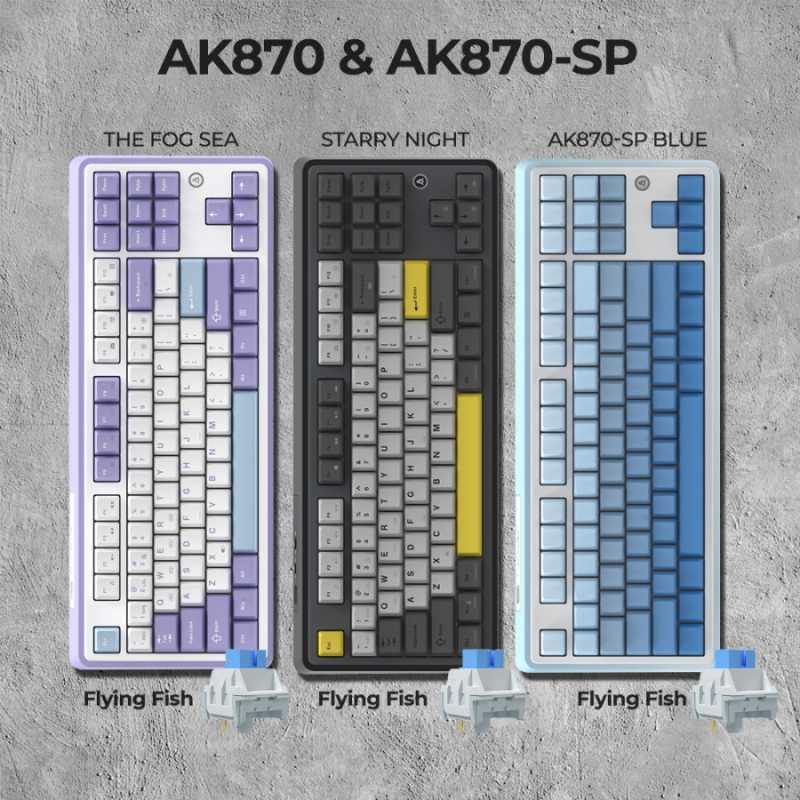 Jual Ajazz Ak870 / Ak-870 Wireless Mechanical Gaming Keyboard Gasket ...