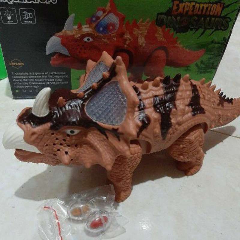 Jual Mainan Dinosaurus Bertelur Triceraptops Di Seller Zenin ...