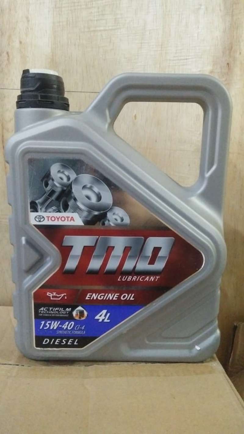Promo Oli Mesin Diesel Solar Toyota Tmo 15w-40 Ci-4 Hitam 4 Liter Galon ...