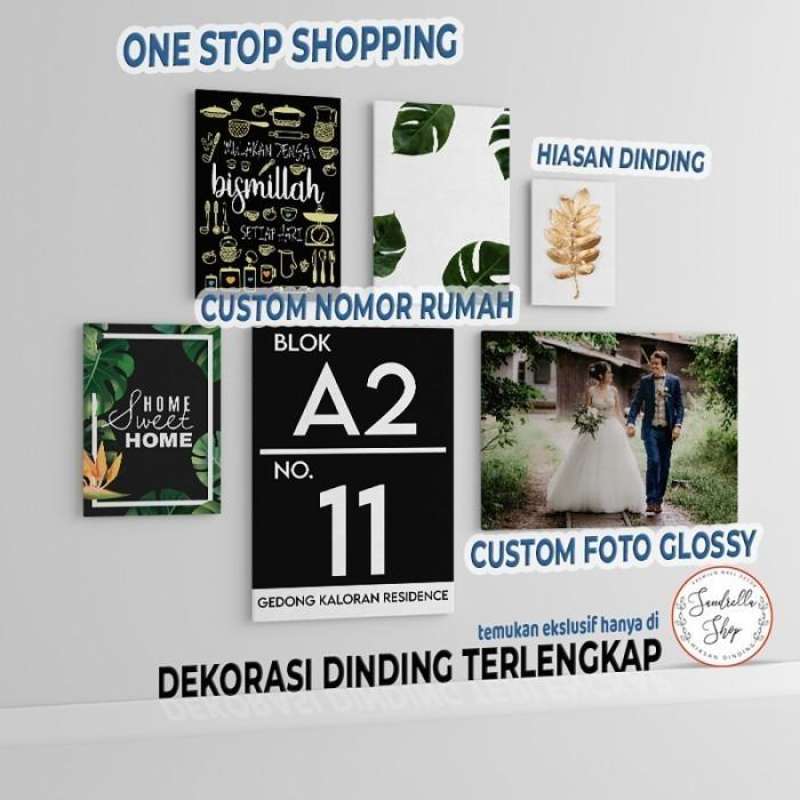 Jual Custom Akrilik Plang Acrylic Sign Board Papan Nama Ukuran 20 X 20 ...