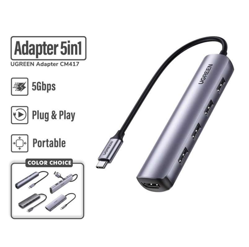 Promo Adapter Cable Hub Usb C 5in1 Ugreen MacBook / Laptop Multi Port ... Promo Adapter Cable Hub Usb C 5in1 Ugreen MacBook / Laptop Multi Port ...