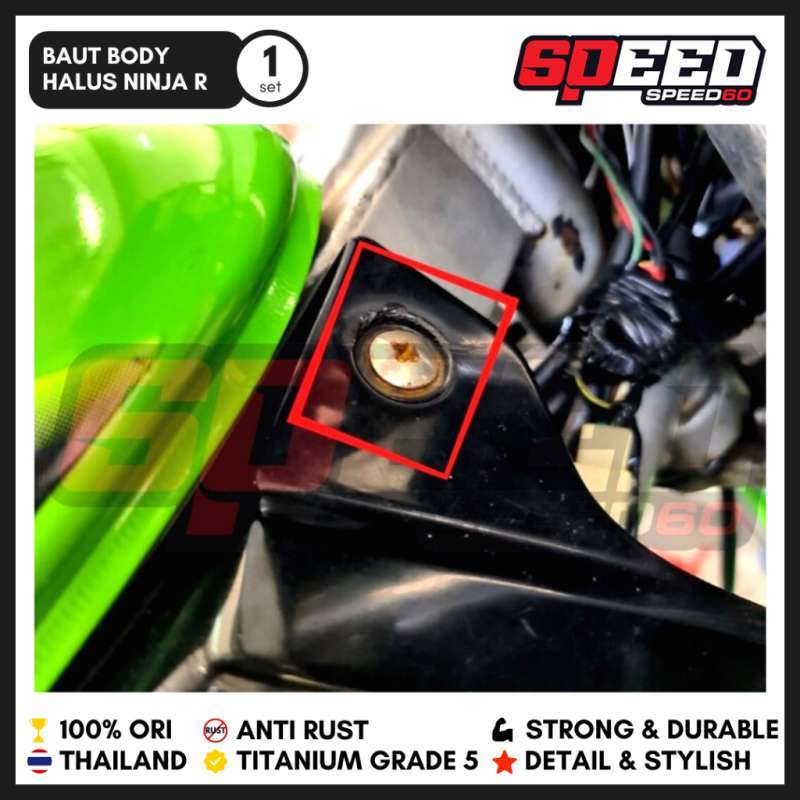 Jual Baut Body Bodi Kawasaki Ninja R Baut Titanium Grade 5 Thailand ...
