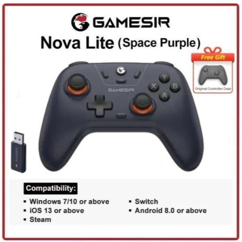 Jual Gamesir T4 Nova Lite Gamepad Game Controller Hall Effect Joystick ...