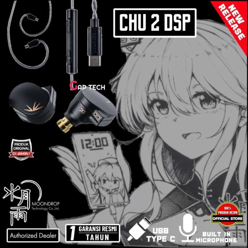 Jual Moondrop Chu Ii / Chu 2 Dynamic Driver In-ear Monitor Earphone Iem ...