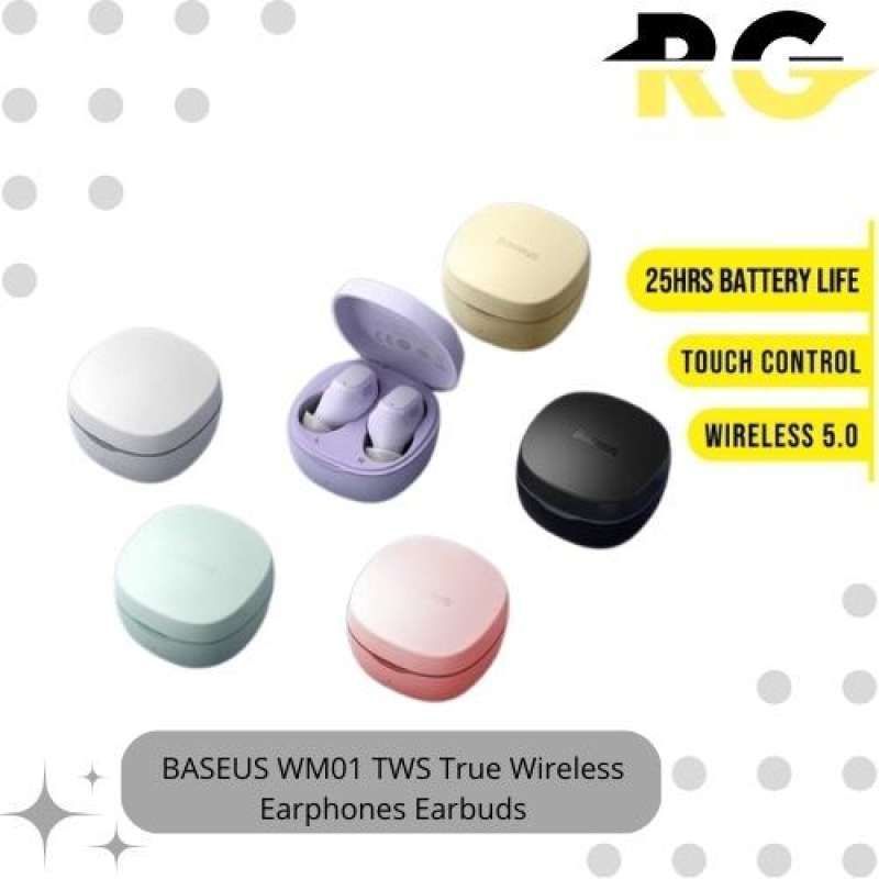 Promo Baseus Wm01 Tws True Wireless Earphones Earbuds - Garansi Resmi ...
