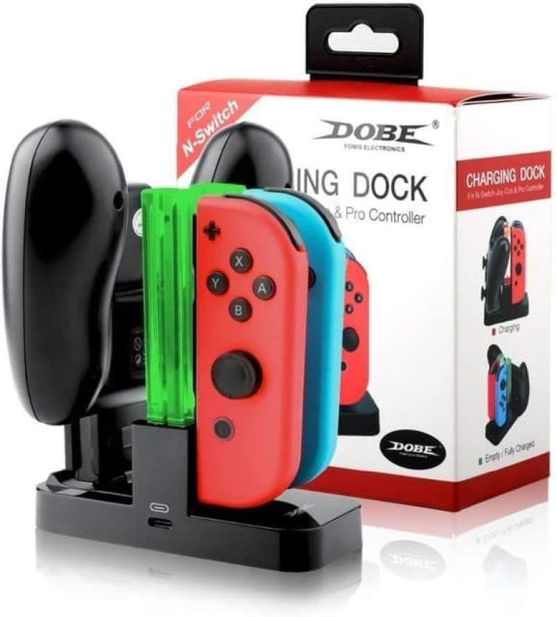Jual Nintendo Switch Dobe Charging Dock Joy-con & Pro Controller Di ...