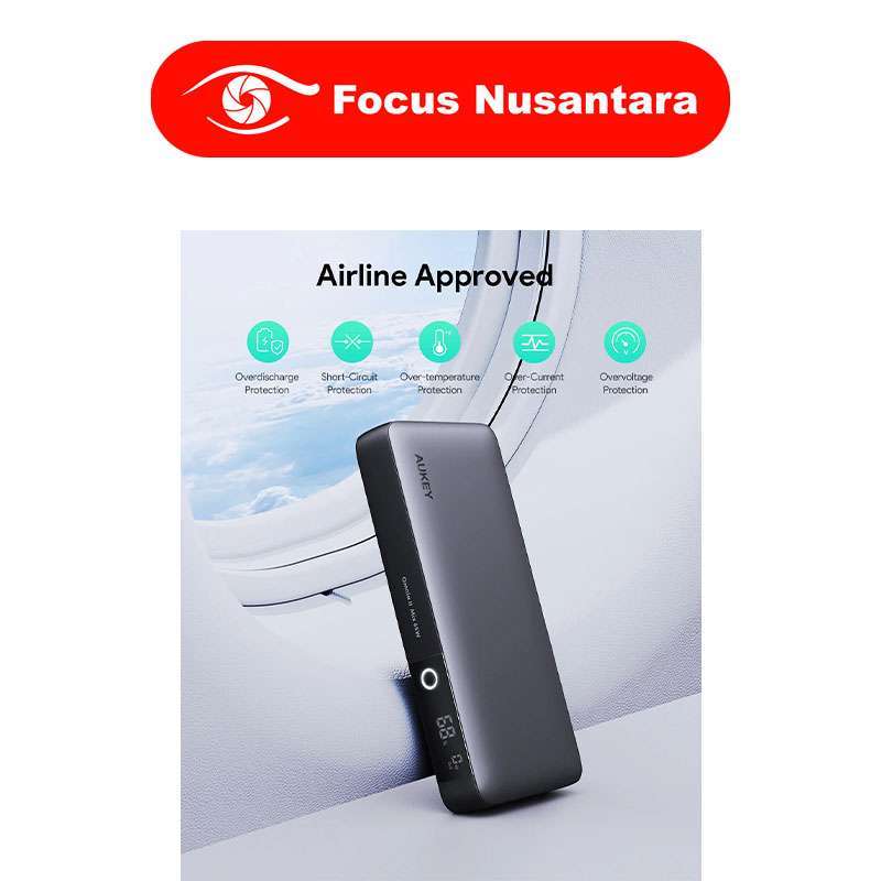 Jual Aukey Powerbank 20000mah Pb-y43 Sprint X 20k 65w Portable Power Bank With Pd3.0 (gray ...