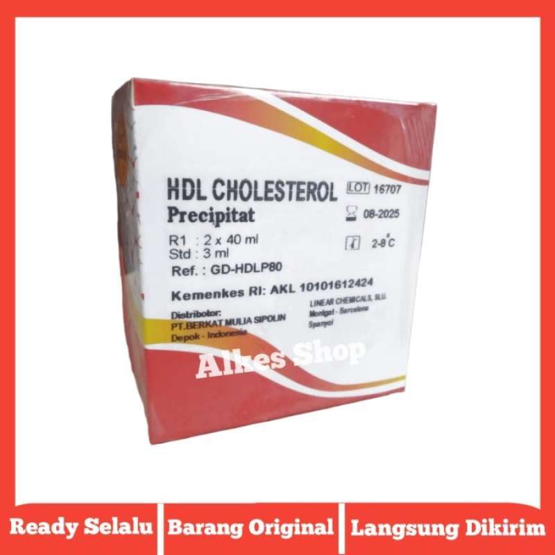 Promo Reagen Hdl Cholesterol - Precipitat 2x40 Ml Diskon 33% Di Seller ...