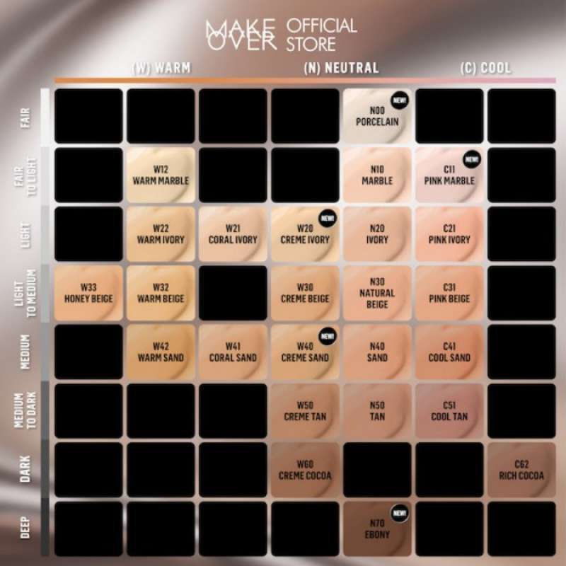 Jual Make Over Powerstay 24h Matte Powder Foundation Original Di Seller ...