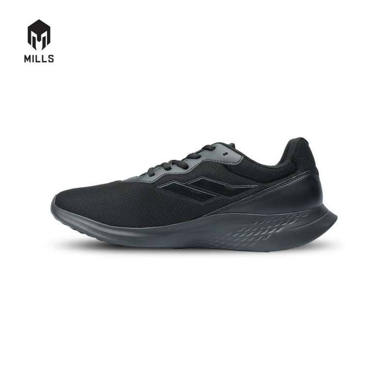 Jual Mills Sepatu Lari Running Shoes Specter All Black 9101401 - 36 All ...