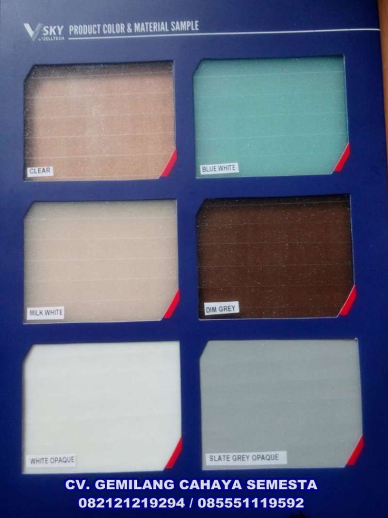 Jual V-sky Frp Roof ( 1,5 Mm ) / Atap Fiberglass / Atap Transparan Di ...