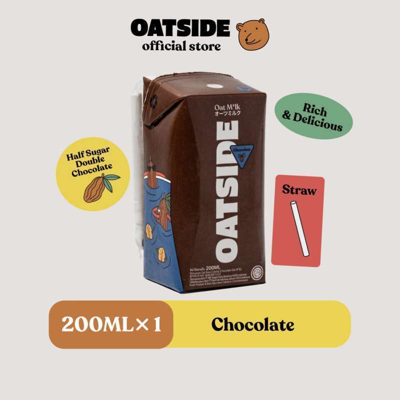 Promo Bandung - Oatside Oatmilk Rasa Chocolate 200 Ml Kemasan Dengan ...