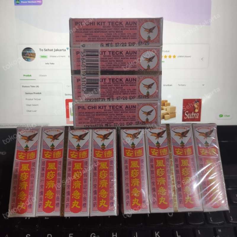 Jual Pil Chi Kit Teck Aun Isi 12 Bungkus Di Seller Yama - Cengkareng ...