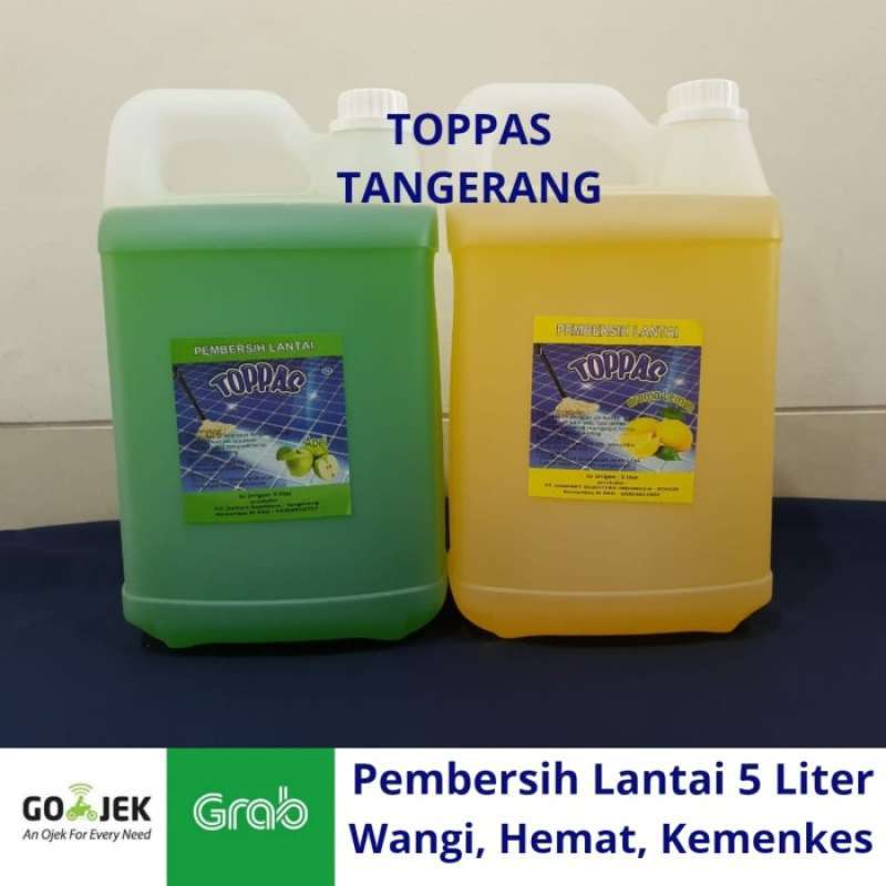 Jual Pembersih Lantai Toppas Sabun Pel 5 Liter, Murah Kemenkes - Apel ...