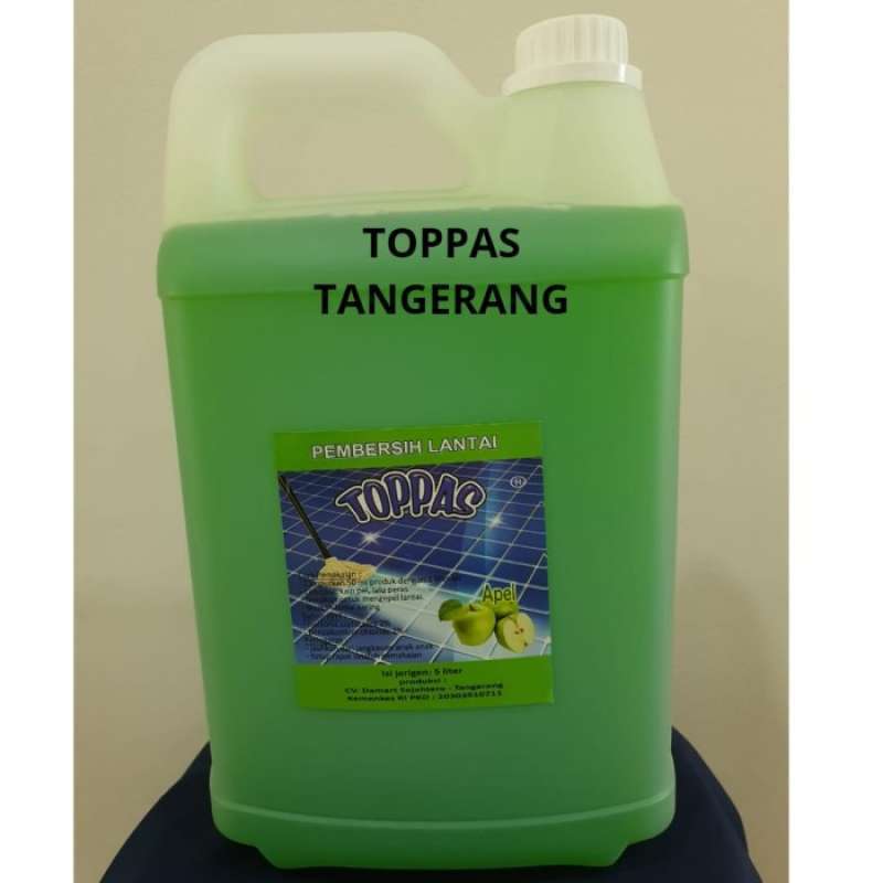 Jual Pembersih Lantai Toppas Sabun Pel 5 Liter, Murah Kemenkes - Apel ...