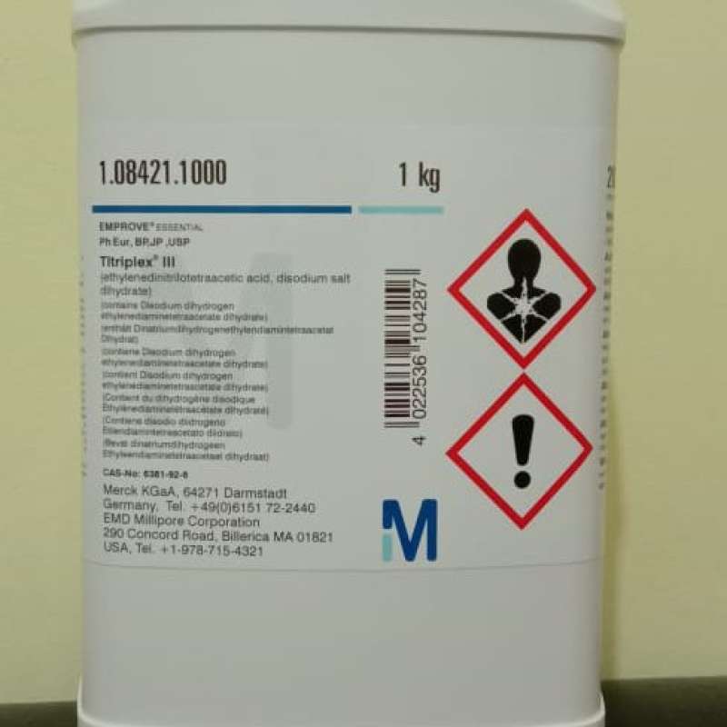 Promo Titriplex Iii Merck 1kg / Edta Disodium Salt 1kg Diskon 33% Di ...