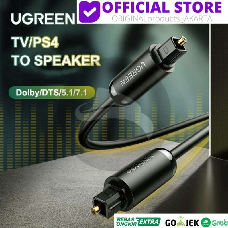 Jual Ugreen Toslink Kabel Digital Fiber Optik Optical Audio Amplifier ...