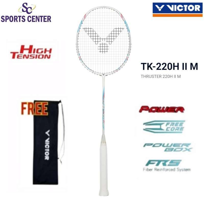 Jual New Raket Badminton Victor Thruster K 220h / Tk-220h / Tk 220h Ii ...