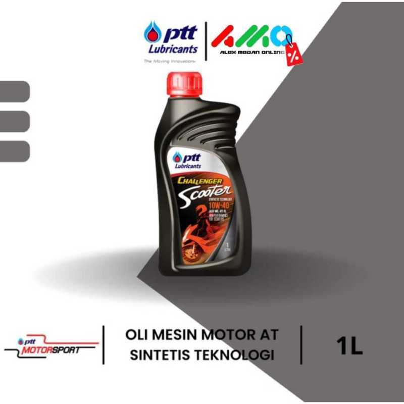 Jual Oli Mesin Matic Ptt Challenger Scooter+gear Oil - 10w40 1liter Di ...