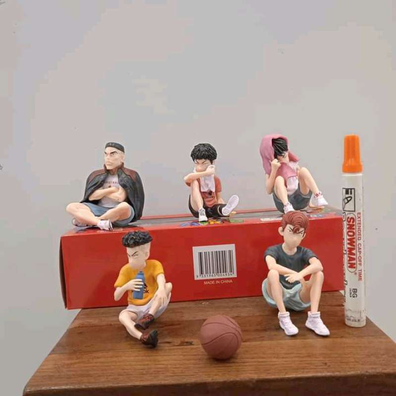 Jual Mainan Static Figure Shohoku Slamdunk Duduk Shohoku Bahan Pvc ...