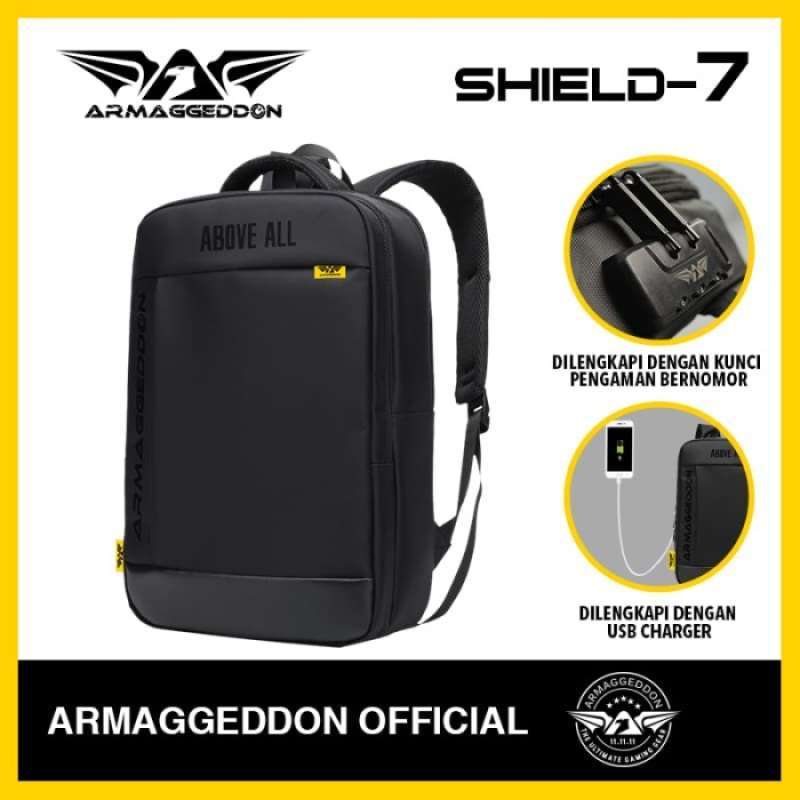 Jual Tas Laptop Gaming Armaggeddon Shield7 Safety Lock 15.6inch Di ...