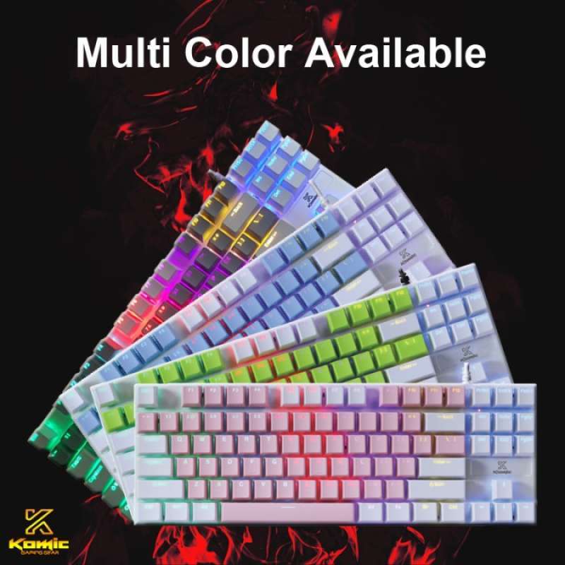 Jual Keyboard Gaming Mechanical Hotswap Tkl Outemu Red Switch Komic ...