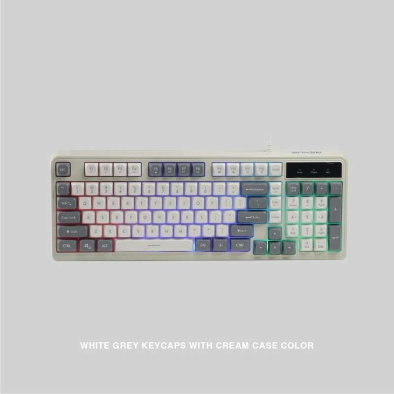 Jual Rexus Battlefire K98m / K98-m Rgb Wired Gaming Keyboard Di Seller ...