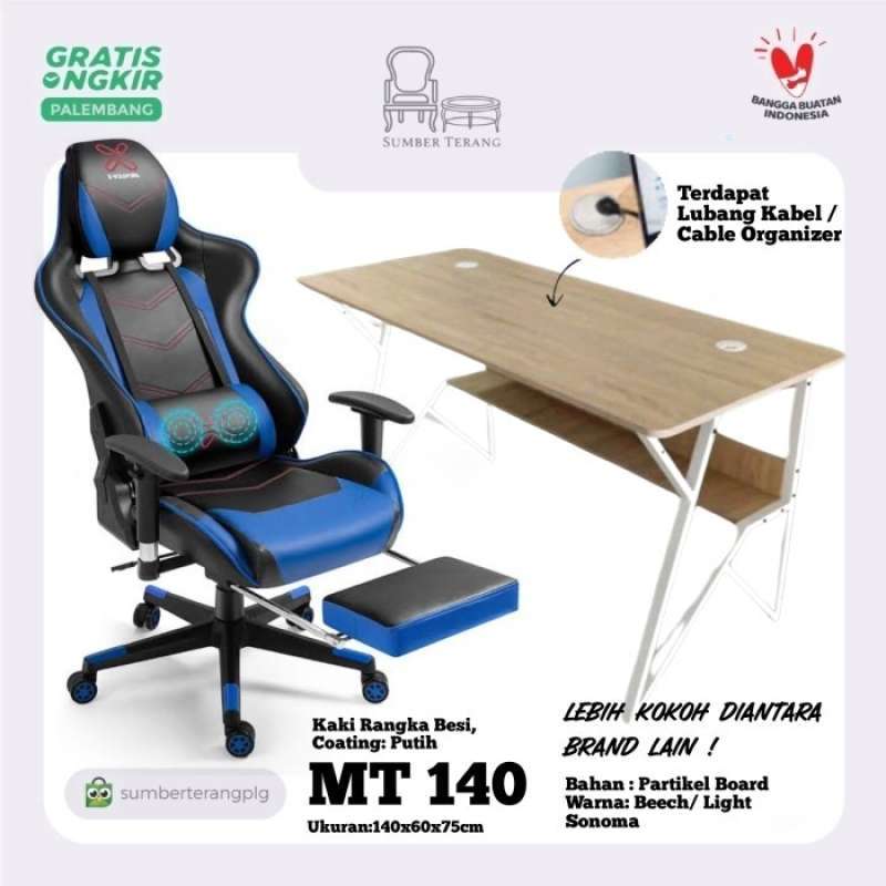 Jual Meja Gaming Meja Komputer Laptop Meja Kerja Kantor Meja Belajar ...