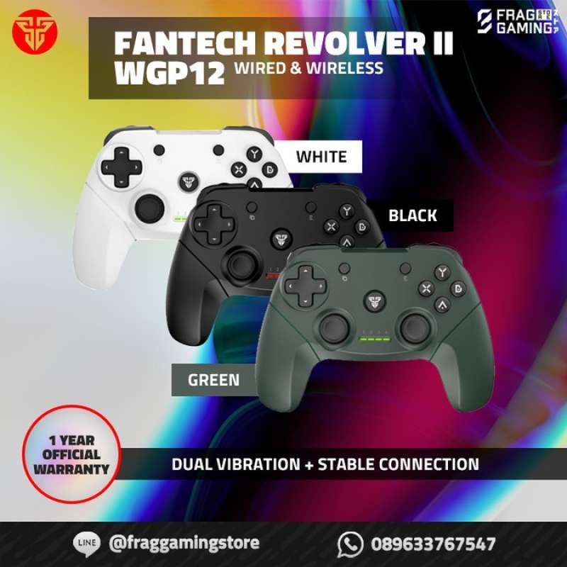Jual Fantech Wgp12 / Wgp 12 Revolver Ii 2 Wireless 2,4 - Gamepad ...