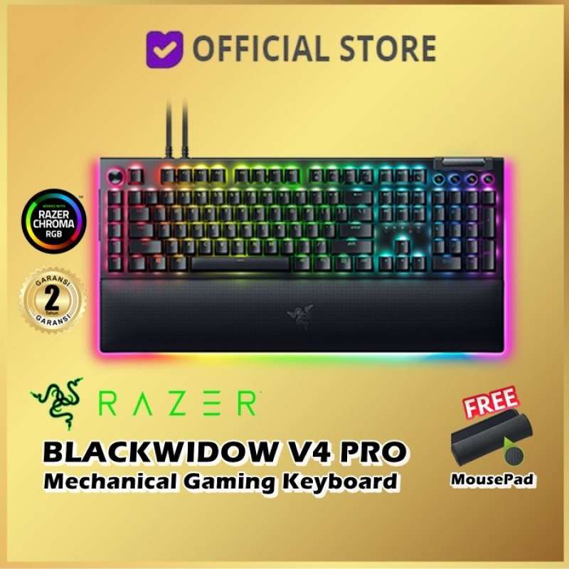 Jual Razer Blackwidow V4 Pro Mechanical Gaming Keyboard Di Seller ...