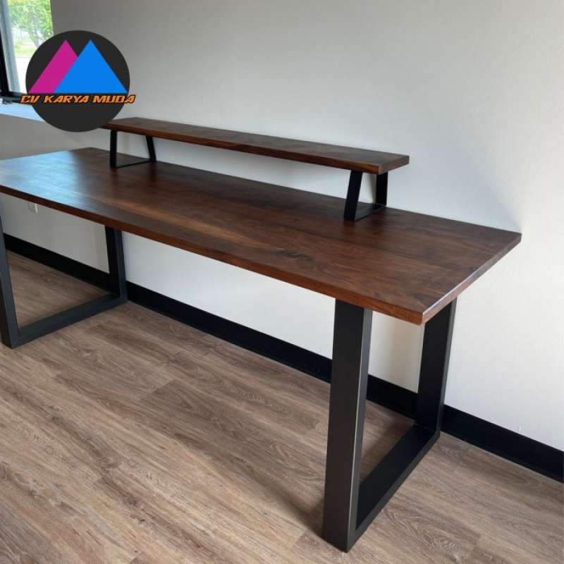 Jual Meja Pc Gaming Meja Komputer Meja Kerja Kantor Kayu Jati Asli Di ...