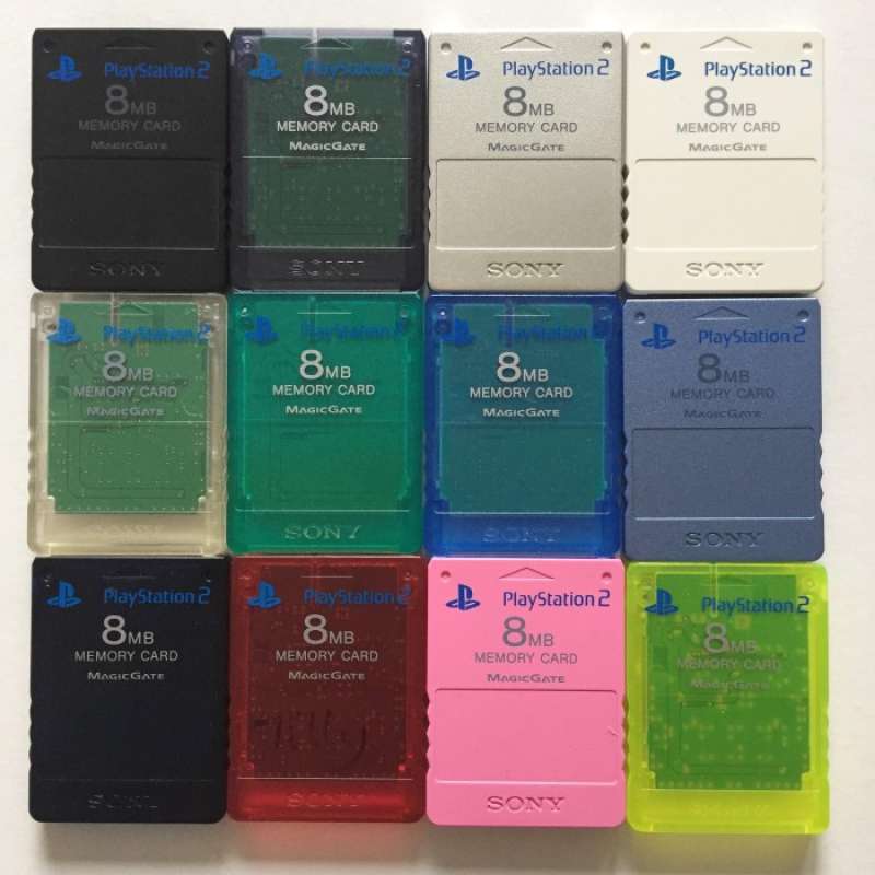 Jual Memory Card Ps2 Mc Ps2 Original Japan 1000% Plus Save Tamat - Warna Save Tmat Di Seller ...