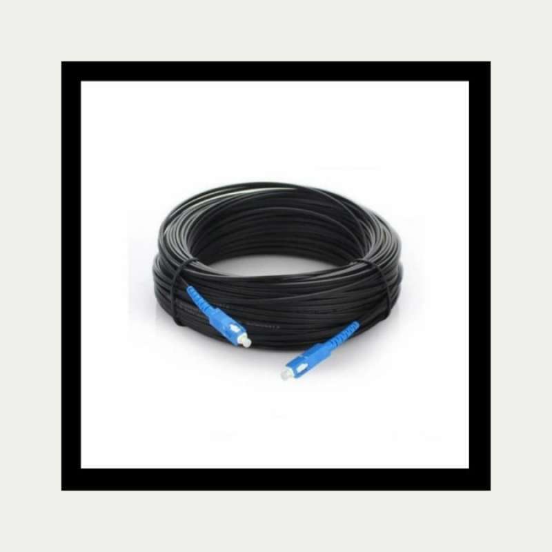 Jual Cable Fiber Optic 50m + Sling/cable Dropcore 50m Ufc/sc To Upc/sc ...