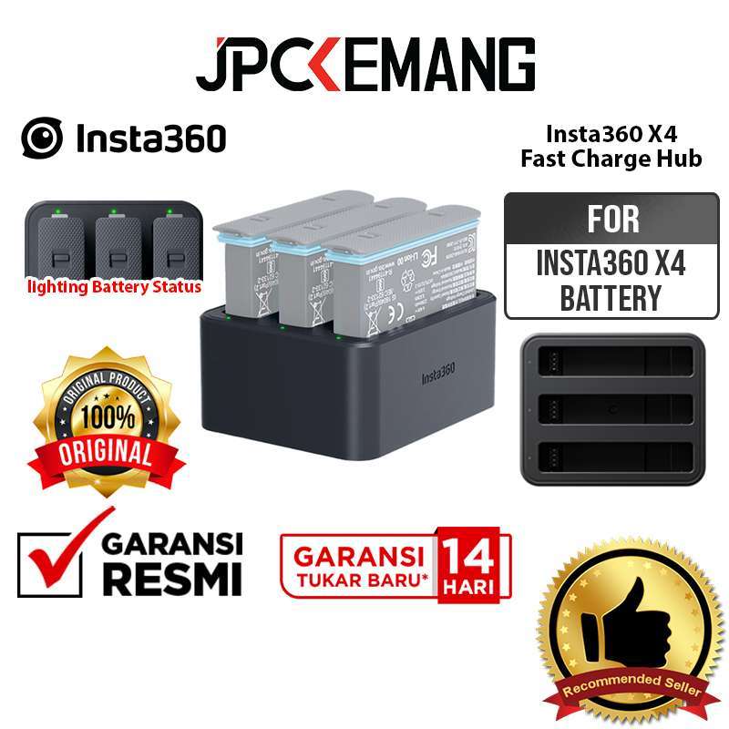 Promo Jpc Kemang Insta360 X4 Fast Charger Hub For Insta 360 X4 Charging ...