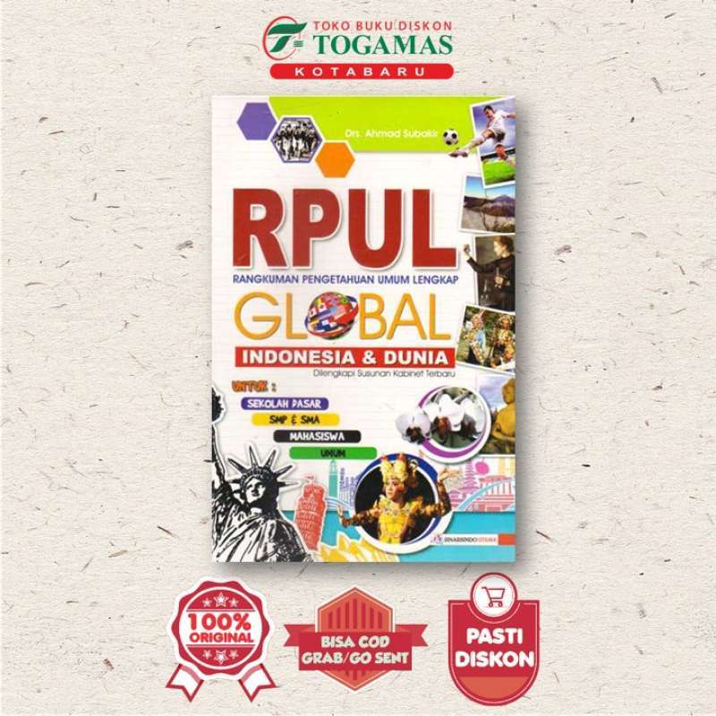 Jual Rpul Global Indonesia & Dunia Untuk Sd. Smp. Sma, Mahasiswa, Umum ...