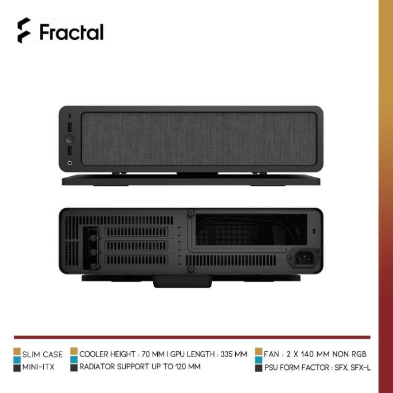 Jual Fractal Design Ridge | Small Form Factor Case Di Seller Sweet Shop ...