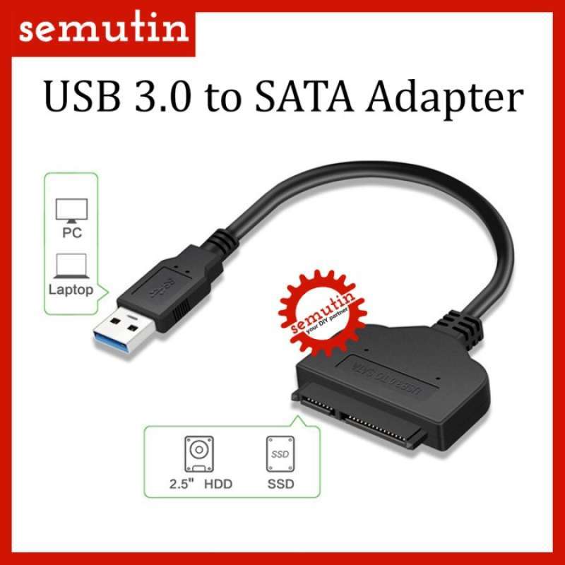 Jual Usb 3.0 To Sata Adapter / Converter Ssd Hdd Kabel 2.5 Inch / Hard ...