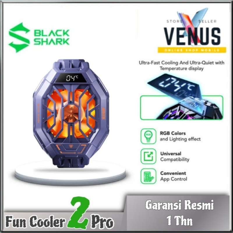 Jual Black Shark Fun Cooler Pro 2 Gaming Cooling Fan Temperature ...