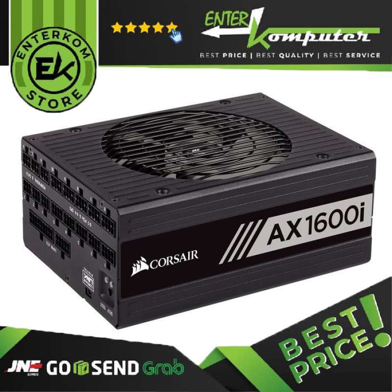 Jual Corsair Ax Series Digital 1600w Fully Modular Ax1600i - Titanium ...