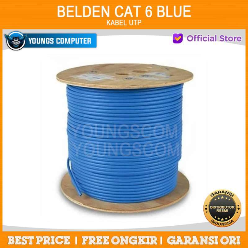 Jual Kabel Lan Utp Belden Cat 6 Blue | Cable Utp Belden Cat6 Biru Kabel ... Jual Kabel Lan Utp Belden Cat 6 Blue | Cable Utp Belden Cat6 Biru Kabel ...