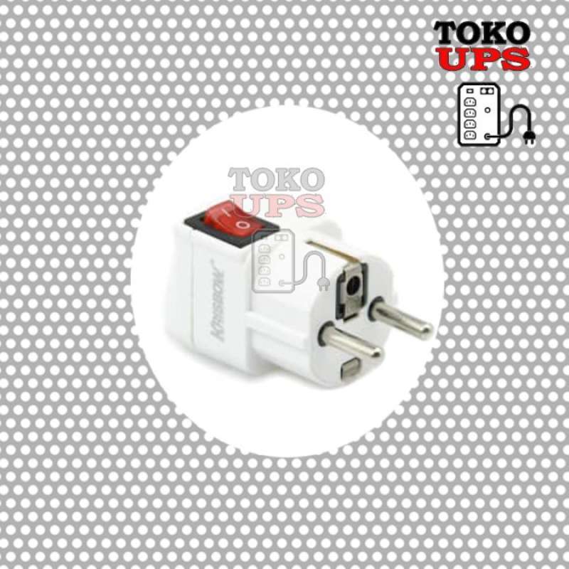 Jual Steker Adaptor Travel Switch On Off Krisbow Di Seller Kingyo ...