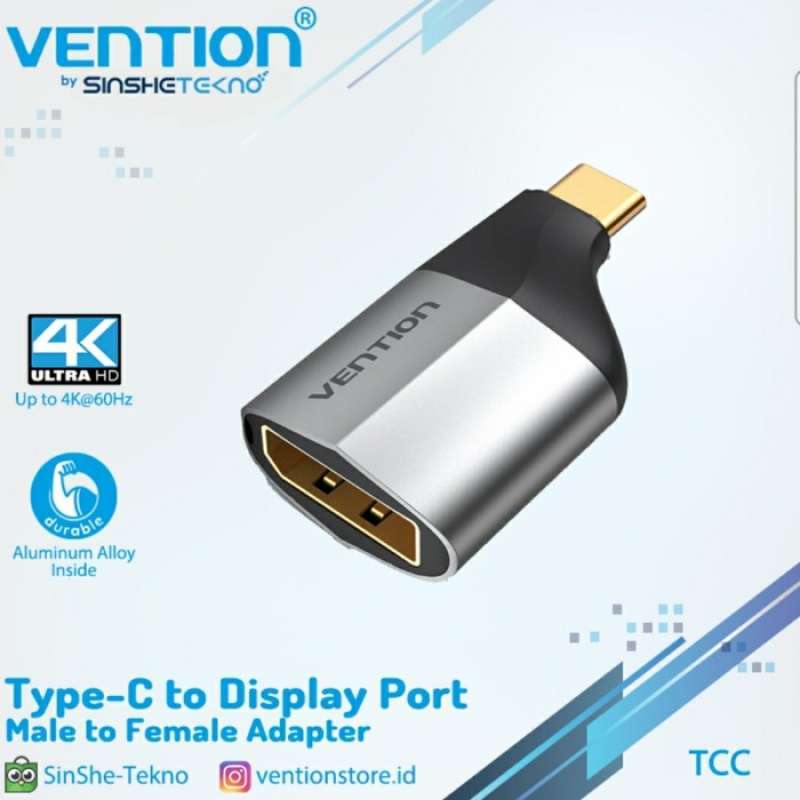 Jual Converter Usb Type C To Dp Display Port Adapter Vention Di Seller ...