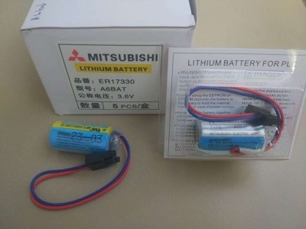 Jual Lithium Battery Baterai Mitsubishi Er17330 A6bat Mr-bat 3,6v Mr ...