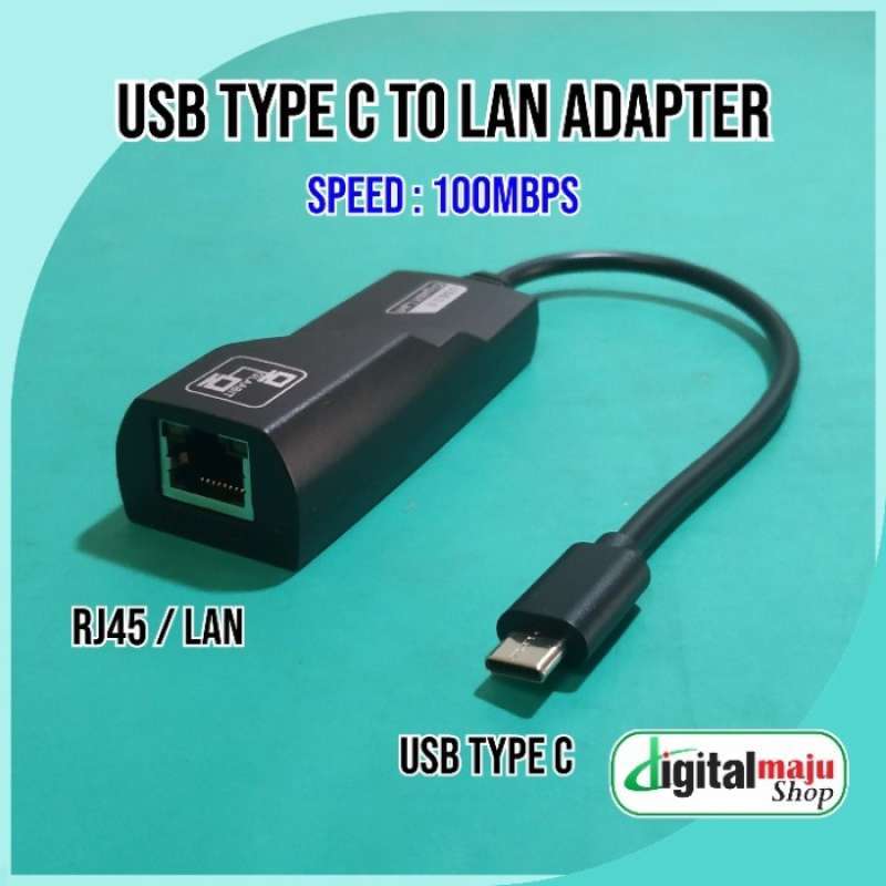 Jual Usb Type C (usb 3.0) To Lan Adapter Bisa Untuk Pc & Android ...