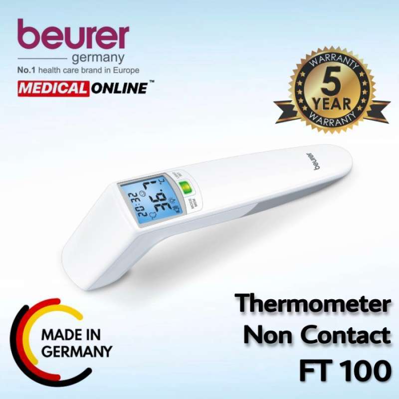 Promo Thermometer Digital Bayi & Dewasa Ft-100 Ft100 Non Contact Beurer ...