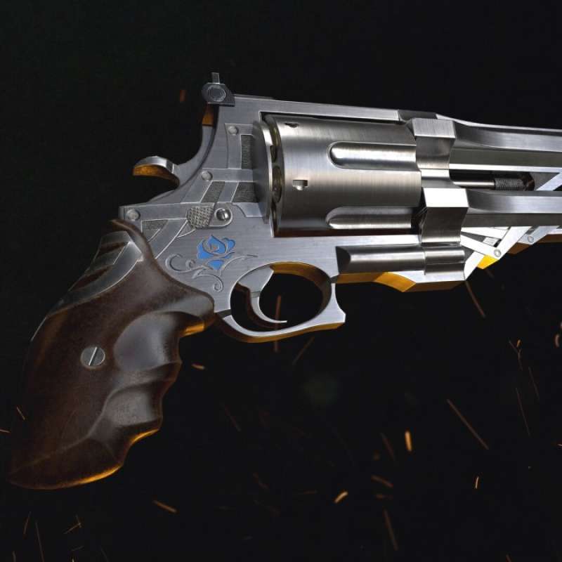 Jual Senjata Cosplay Blue Rose Gun Revolver Dmc 5 Di Seller Velvet ...