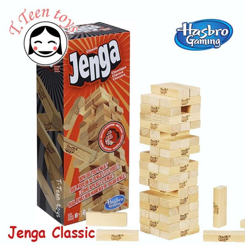 Jual Jenga Classic Original Wooden Hasbro Gaming Board Games Di Seller ...