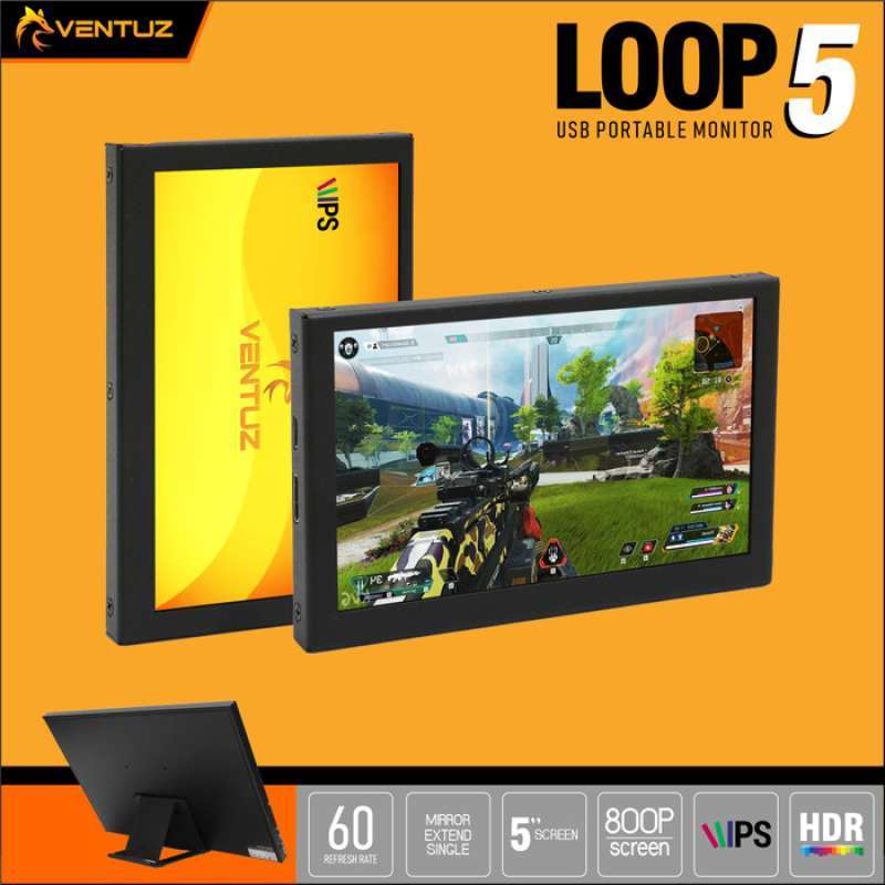 Jual Monitoring Loop Turing Smart Screen 5 External Display Aida 64 Ips ...