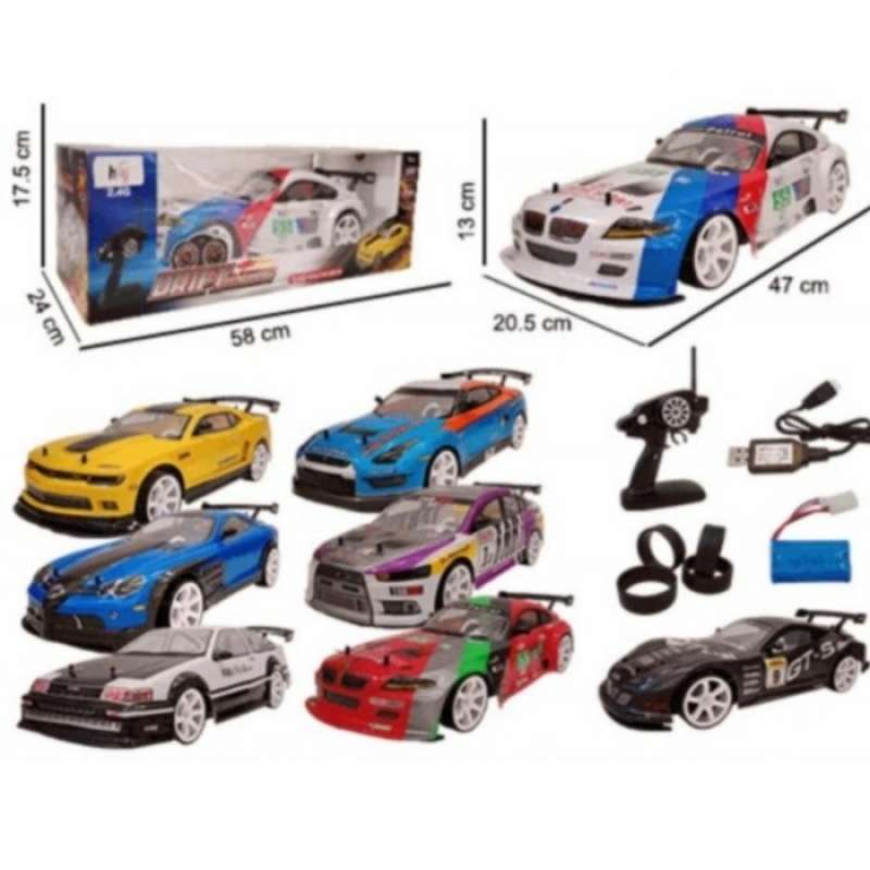 Jual Mobil Rc Remote Control Drift Racing 4wd 2.4ghz Skala 1:10 - 3 Di ...